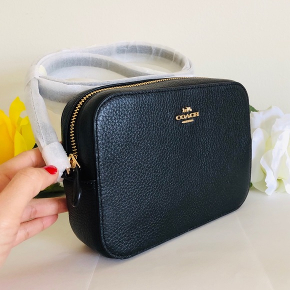 Coach | Bags | Coach Camera Bag Crossbody In Black Leather | Poshmark